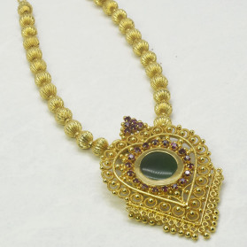Gold Plated Necklaces & Necklace Sets Buy Online|Kollam Supreme - Kollam Supreme Premium Fashion ...