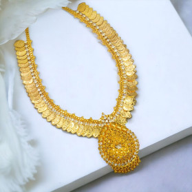 Gold Plated Necklaces & Necklace Sets Buy Online|Kollam Supreme - Kollam Supreme Premium Fashion ...